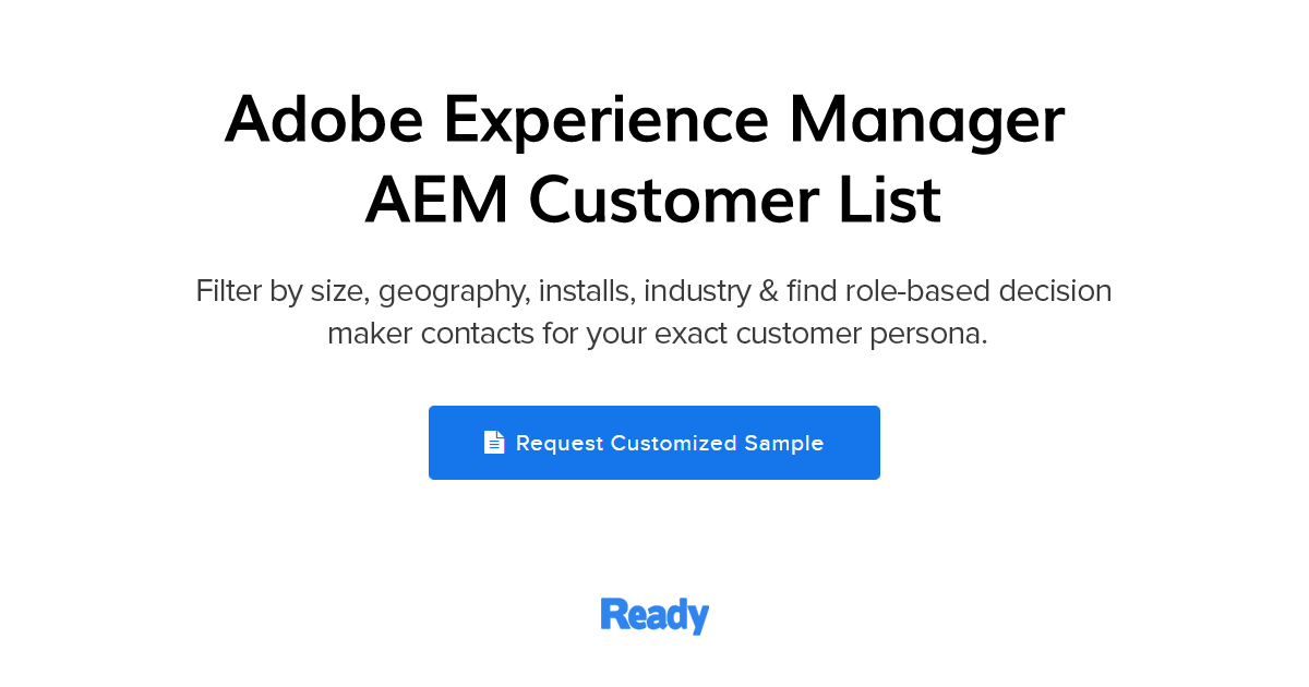 List of 35,499 Adobe Experience Manager AEM Customers