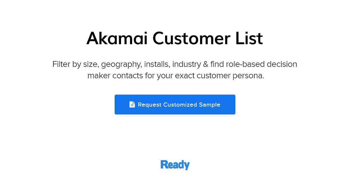 List of 447,520 Akamai Customers