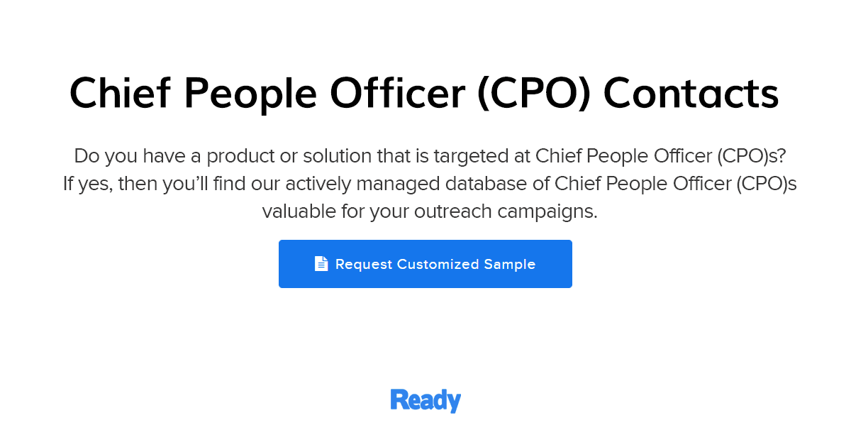 5,127 Chief People Officer (CPO) Contacts 2025
