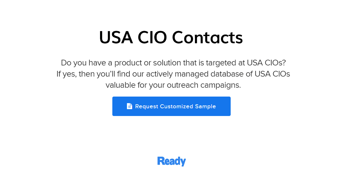 26,743 USA CIO Contacts 2025
