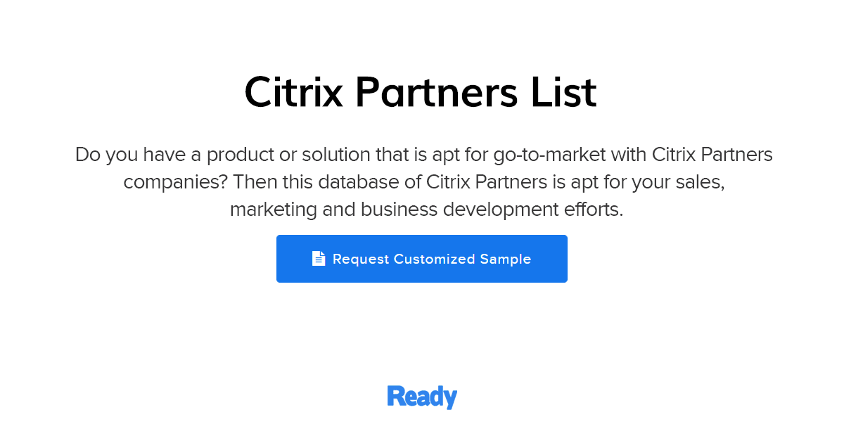 List of 1,574 Citrix Partners