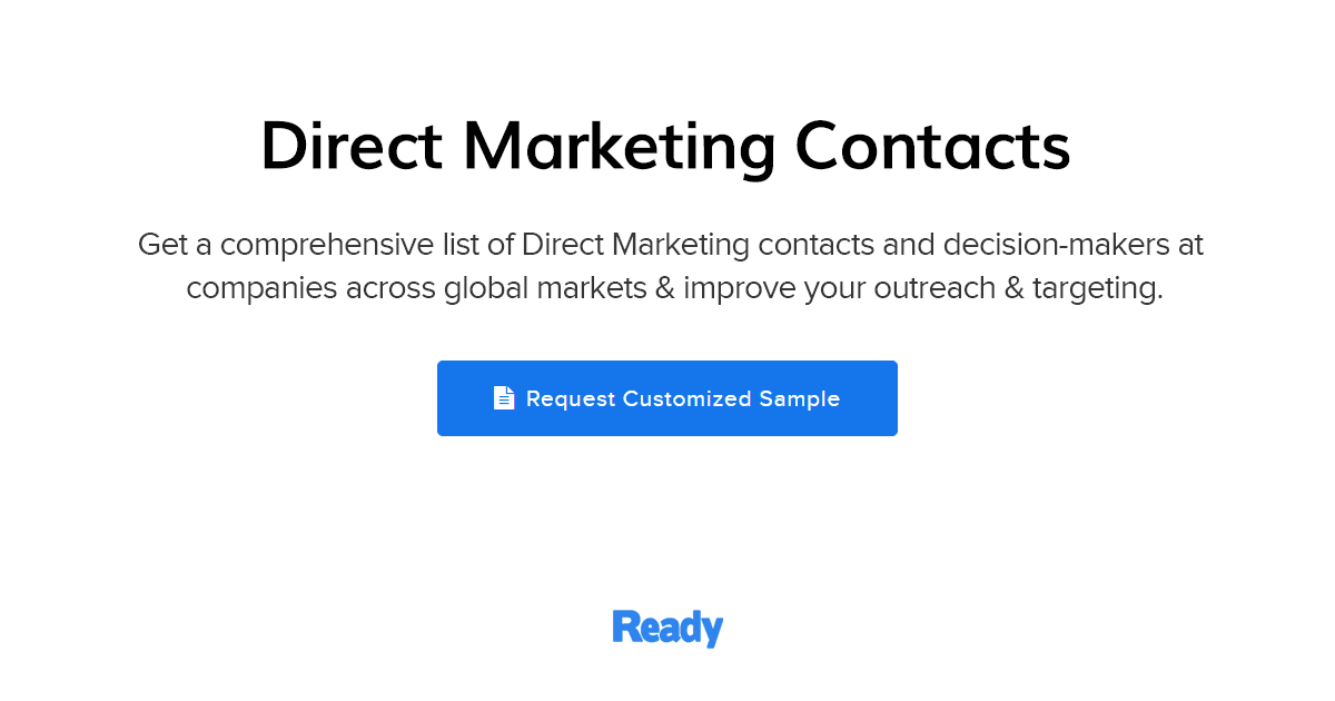 6,346 Direct Marketing Contacts 2025