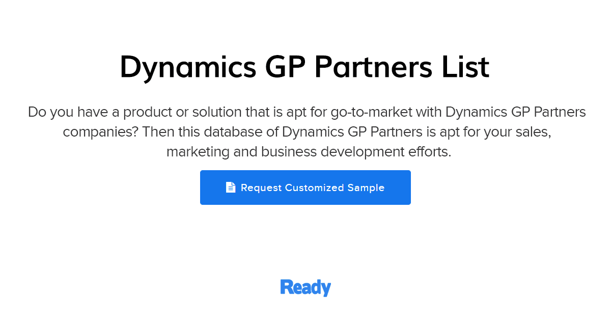 List of 600 Dynamics GP Partners
