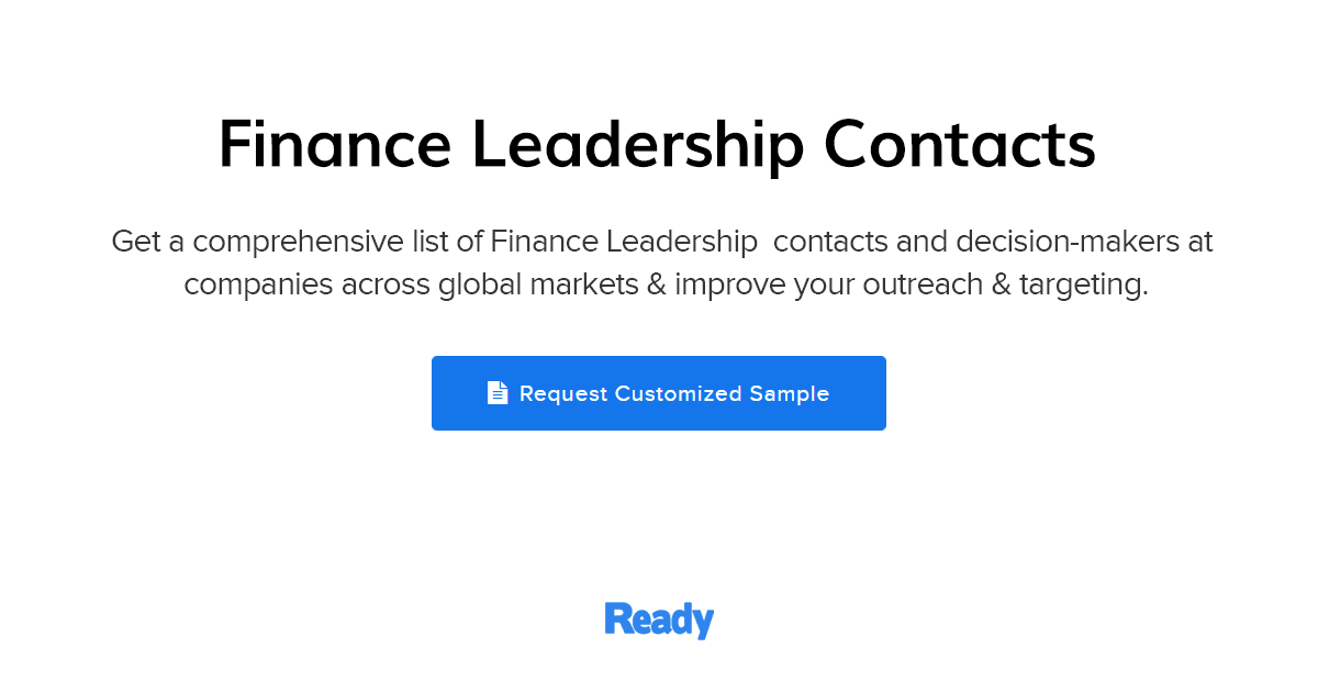 List of 102,592 Finance Leadership Contacts 2026