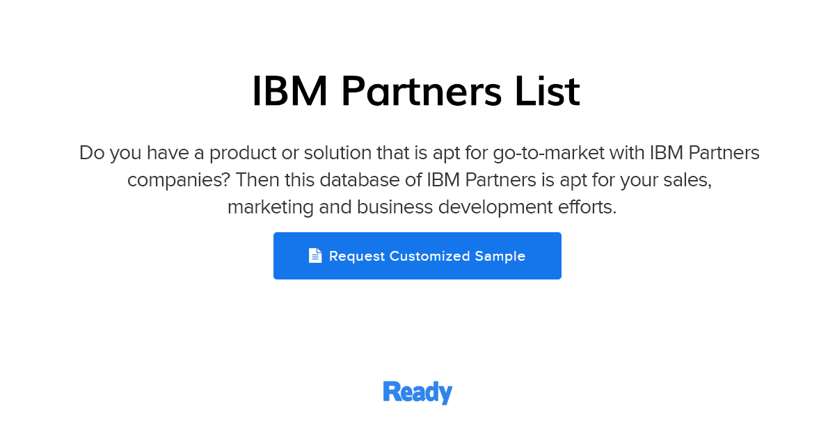 List of 5,100 IBM Partners