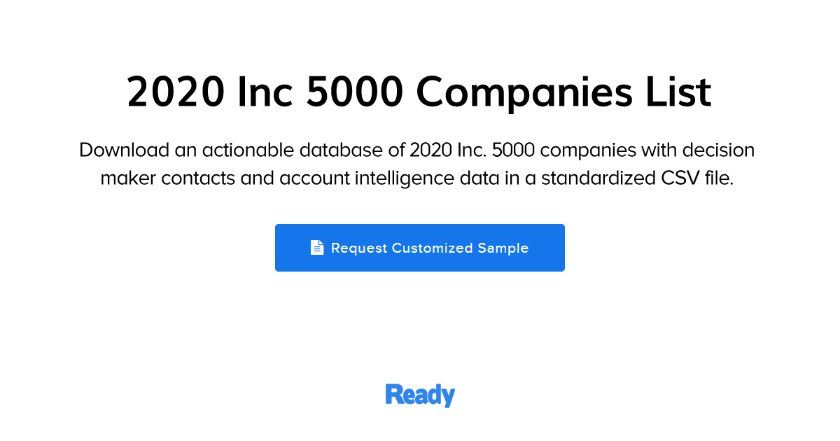 2020 Inc 5000 Companies List