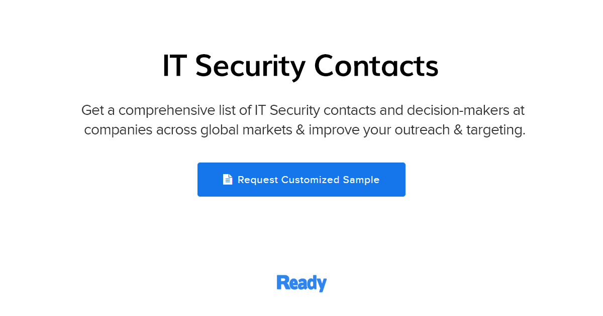 32,123 IT Security Contacts 2025