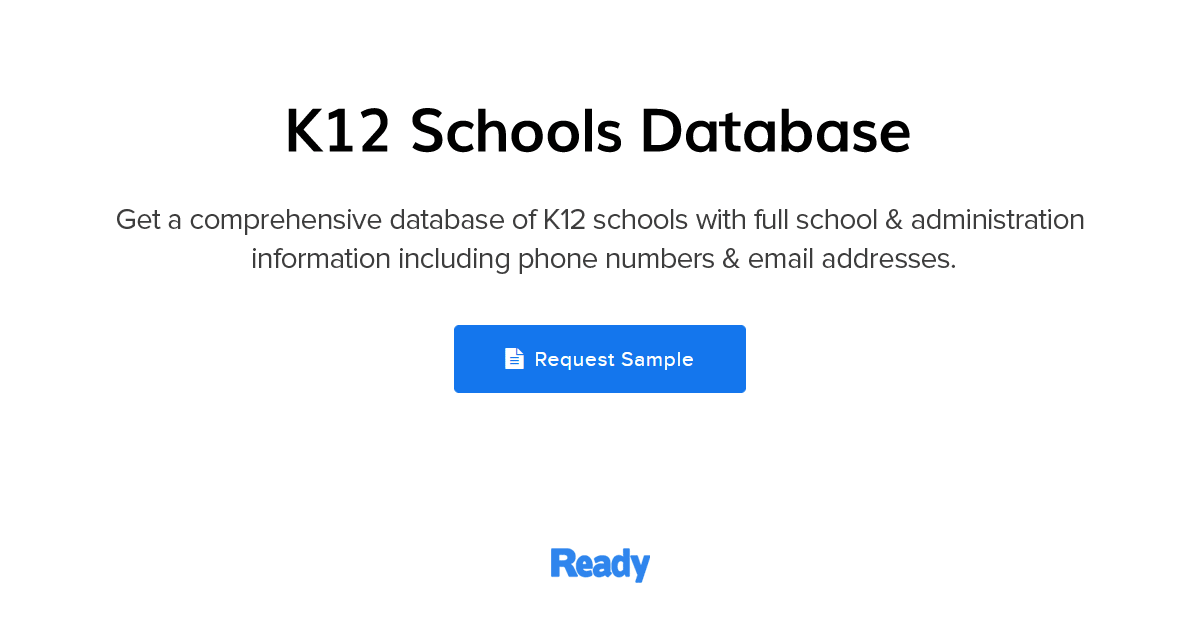 K12 Schools Database