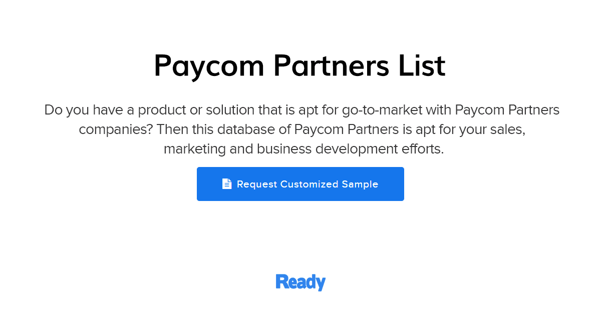 List of 900 Paycom Partners