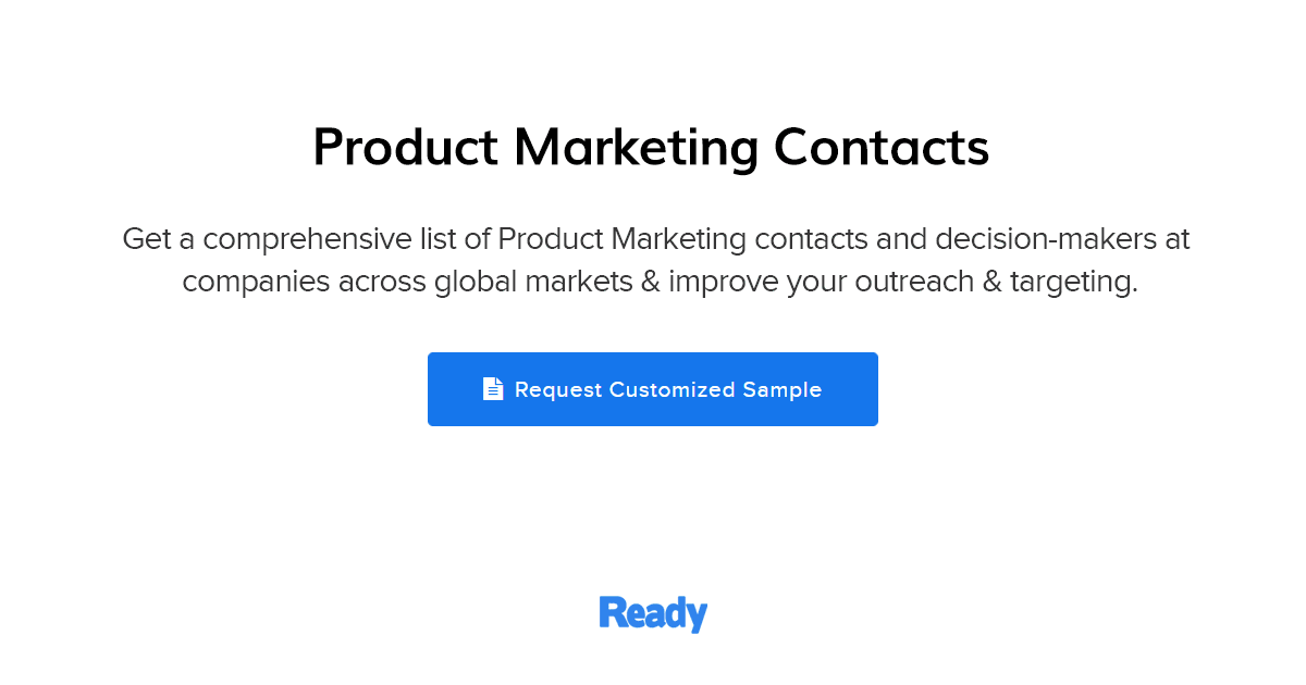 List of 58,378 Product Marketing Contacts 2026