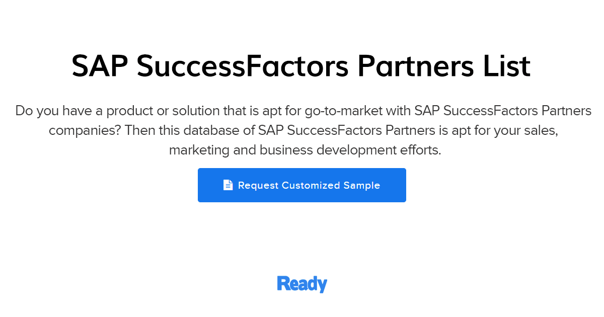 List of 3,700 SAP SuccessFactors Partners