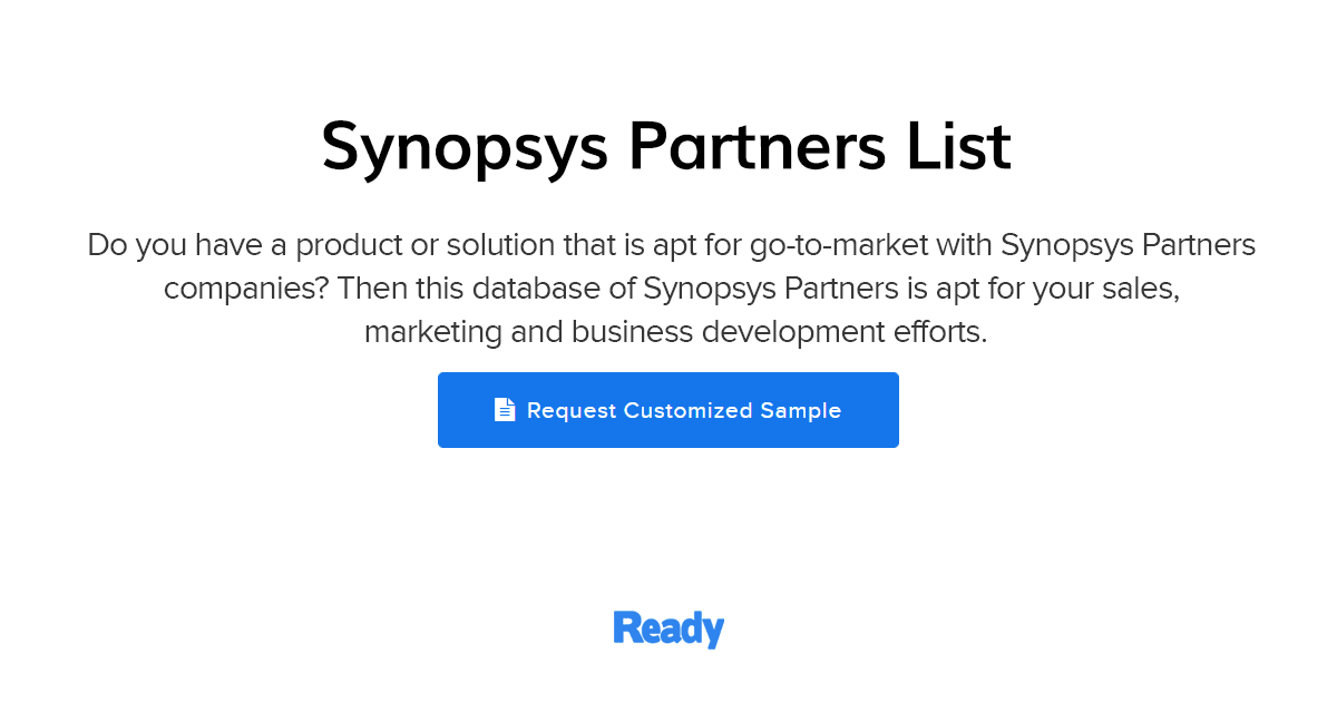 List of 400 Synopsys Partners