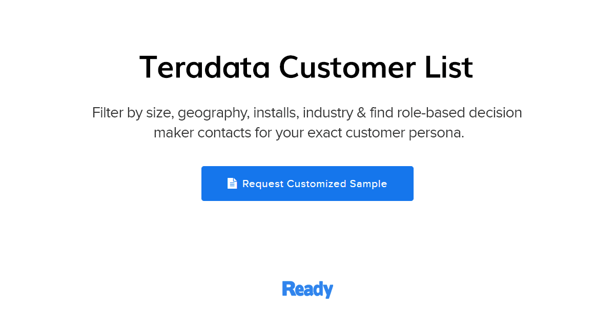 List Of 5 124 Teradata Customers list-of-5-124-teradata-customers